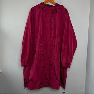torrid | Jackets & Coats | Torrid Red Nylon Rain Jacket | Poshmark